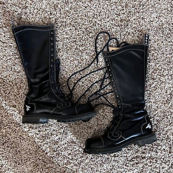 John Fluevog | Shoes | Vintage John Fluevog Angels Lucky Knee High ...